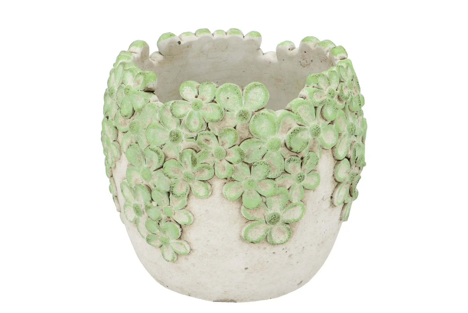 Dante Light Green Pot Bloom 20X20X17Cm - TuinWereld