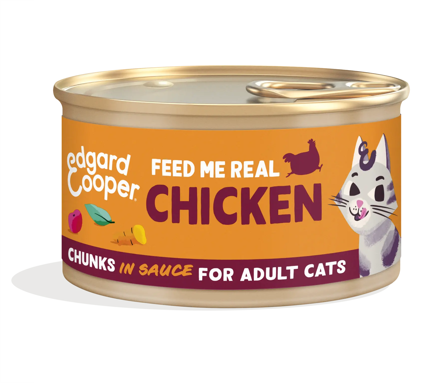 Edgard & Cooper Free-Run Chicken Chunks In Sauce For Adult Cats 85G ...