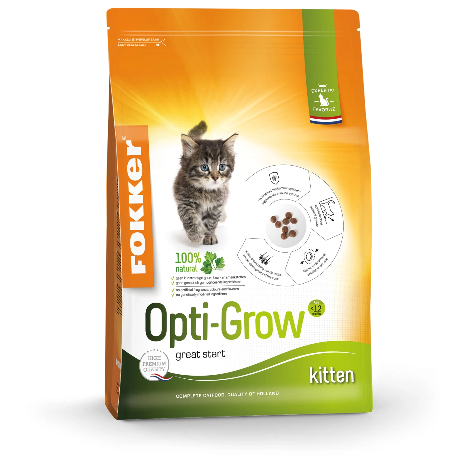 Fokker cat opti-grow 2,5 kg - TuinWereld