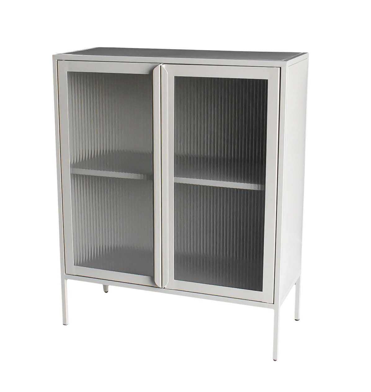 Metalen kast L 90 x H 110 x D 40 cm - TuinWereld