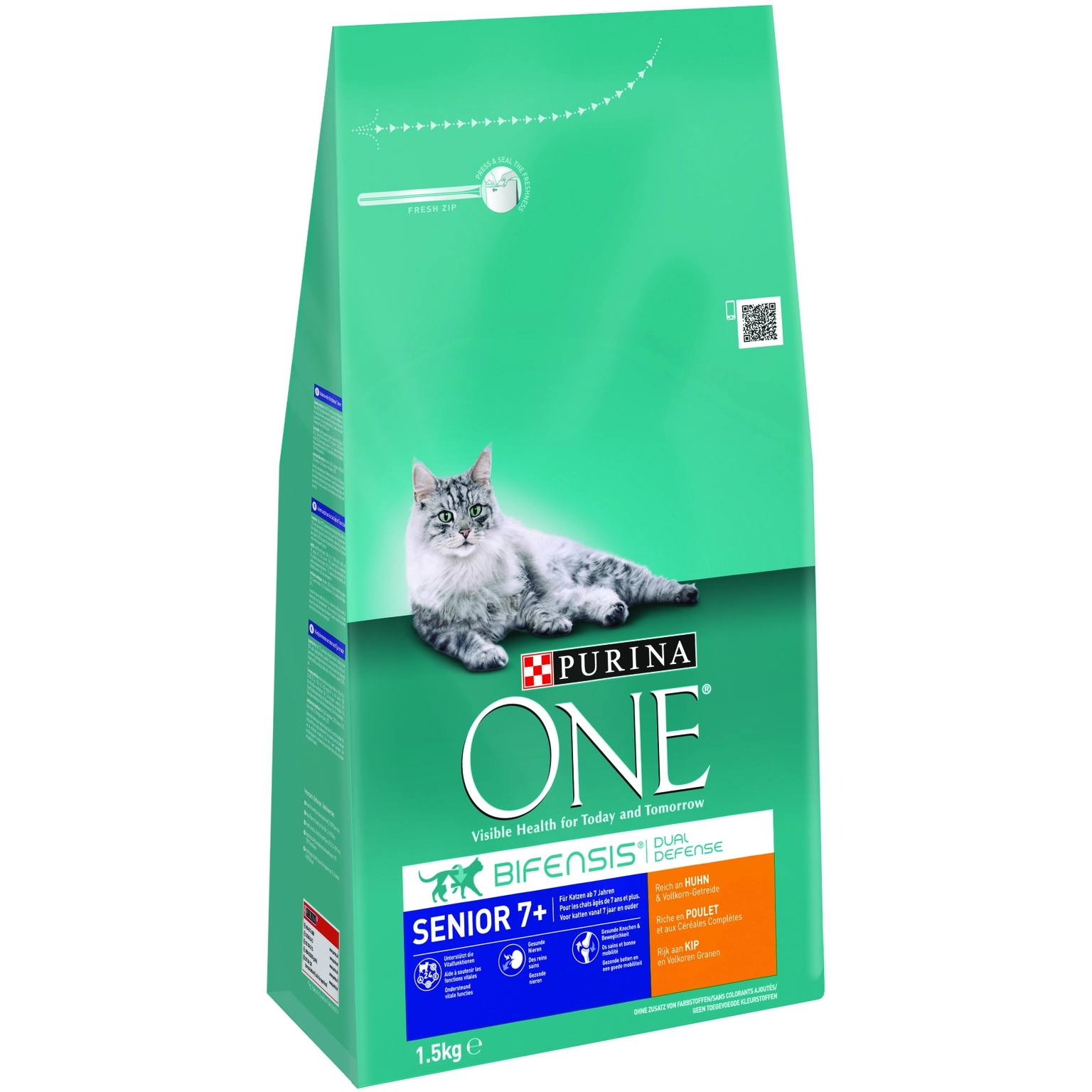 Purina One one senior kip&verse groenten 1,5kg - TuinWereld