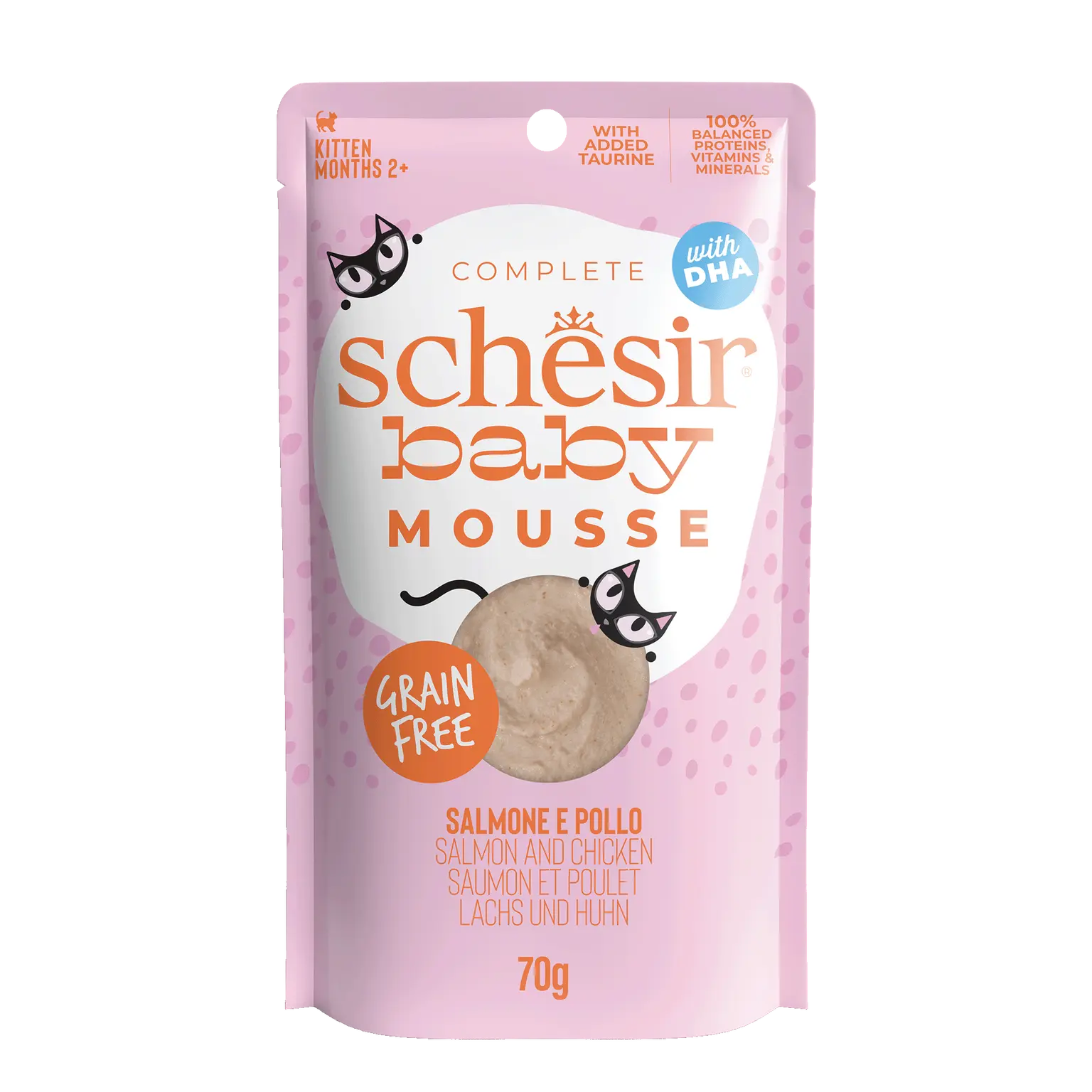 Schesir Baby Kitten Zalm Mousse 12X70 Gr * - TuinWereld