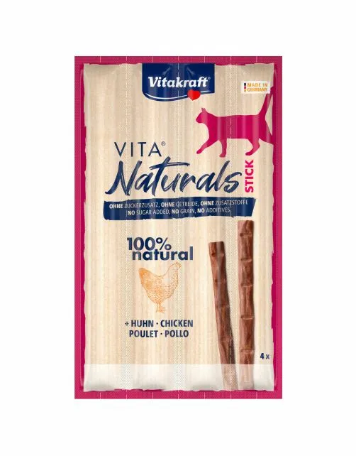 Vitakraft Vita Naturals Cat Stick Kip 4x - TuinWereld