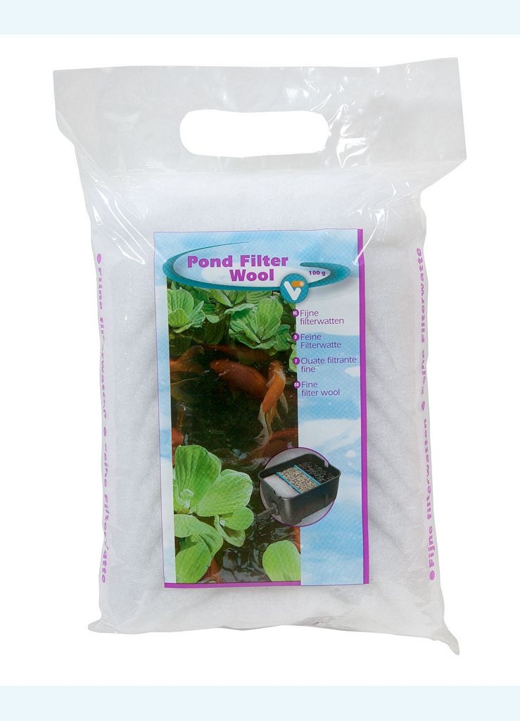 VT Pond Filter Wool White 100 g - TuinWereld